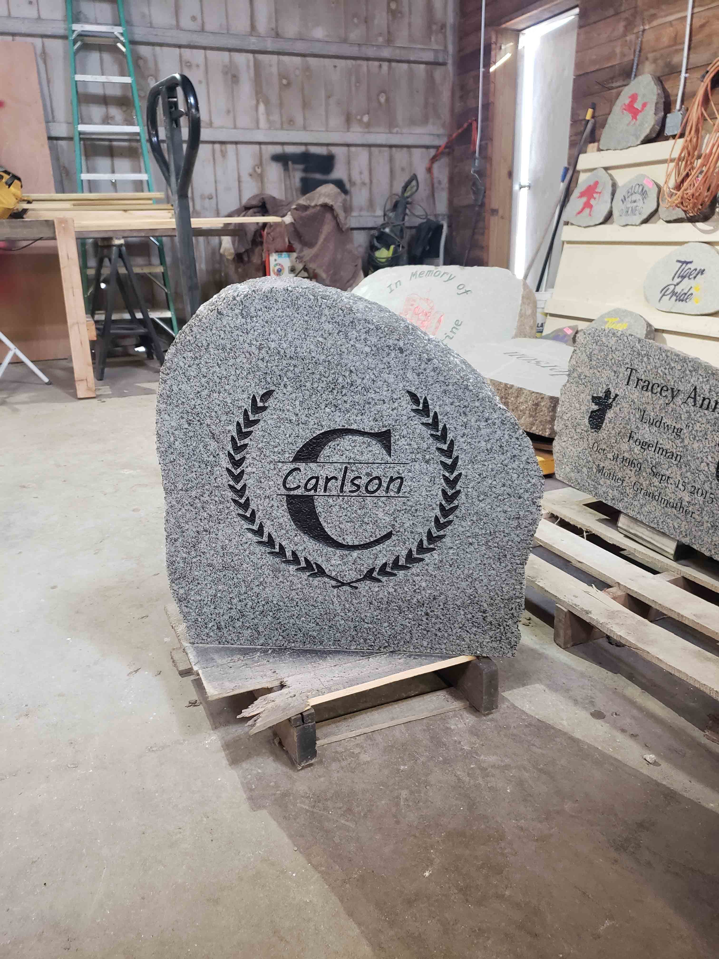 Stone Engravers | Ruthven Rocks | Ruthven, IA